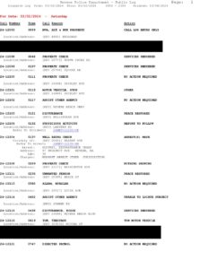 media log 030224_redacted - Revere Police